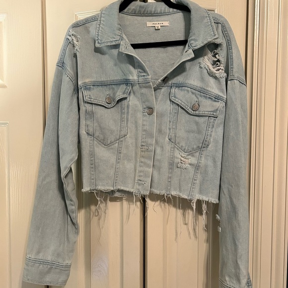 PacSun | Jackets & Coats | Pacsun Cropped Denim Jacket | Poshmark
